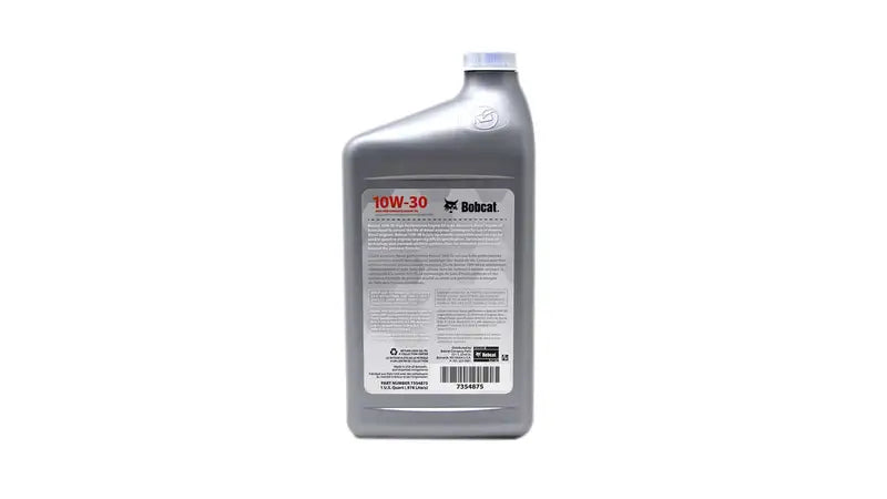 ENGINE OIL 10W30, 1 QUART, P/N 7354875 – K.C. Bobcat